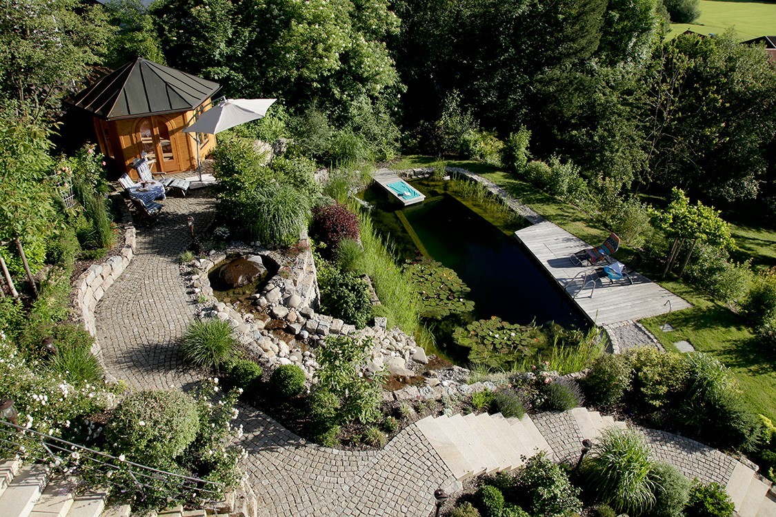 Biotop - Natural Pool on a Steep Slope